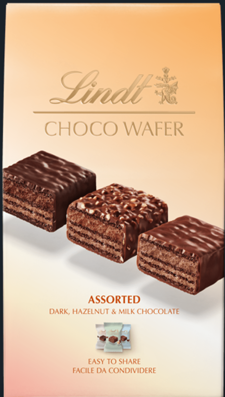 Lindt Assorted Choco Wafer Bag 138G