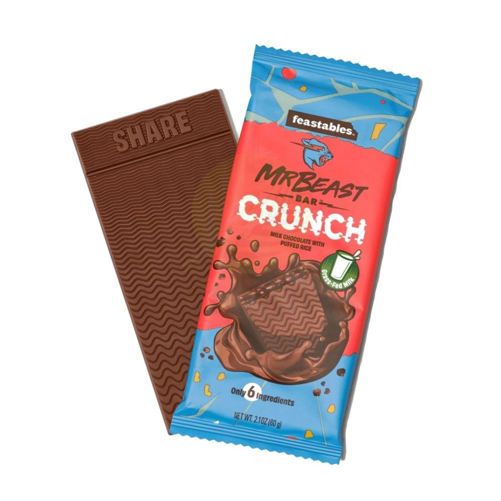 MR BEAST CRUNCH PUFFED RICE CHCO BAR 35G