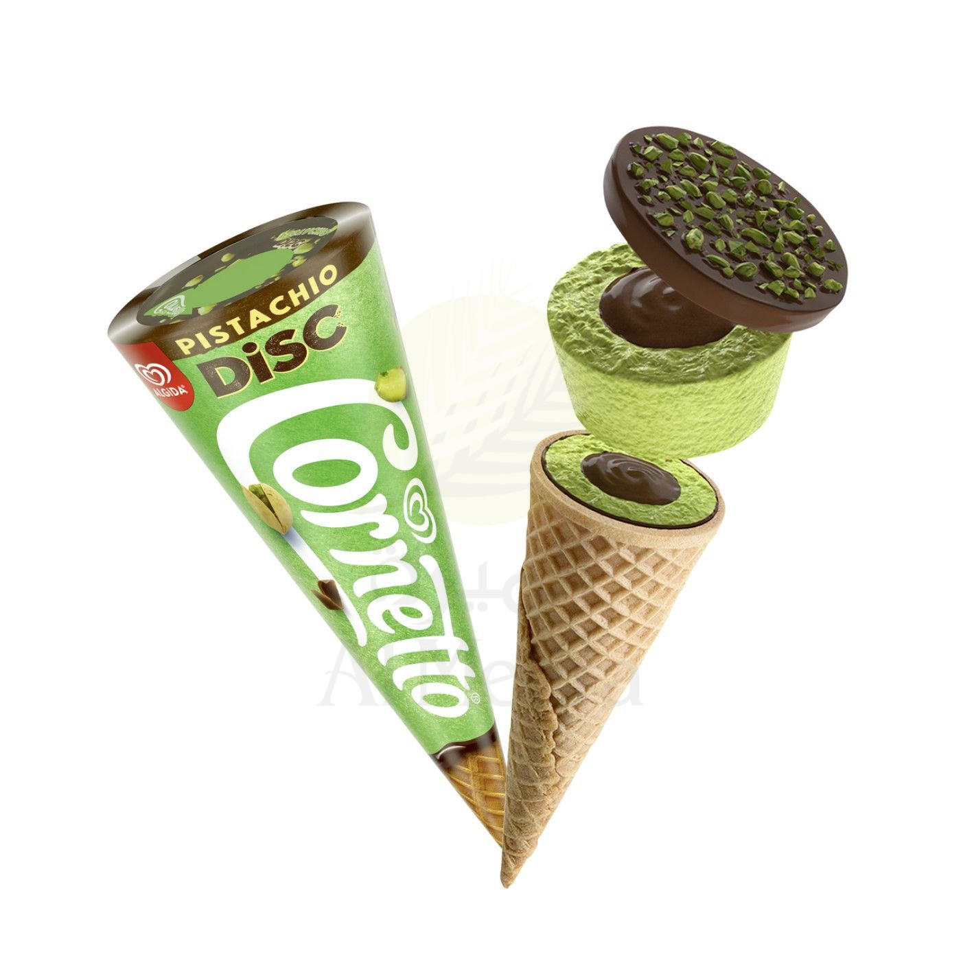CORNETTO DSIC PISTACHIO 130ML