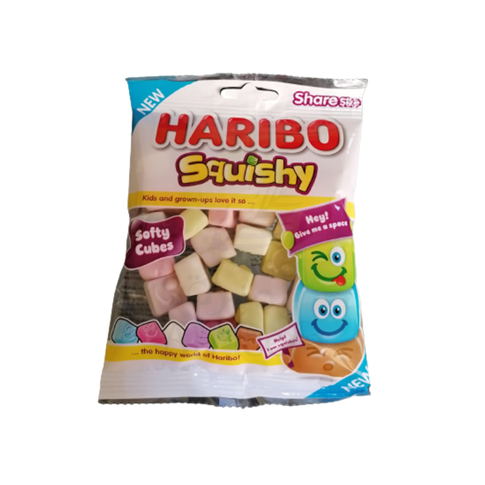 HARIBO JELLY SQUISHY CUBES 80G