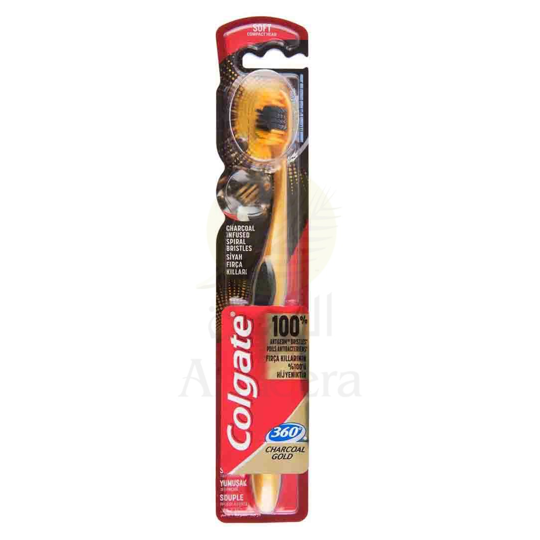 Colgate Tb 360 Charcoal Gold Soft