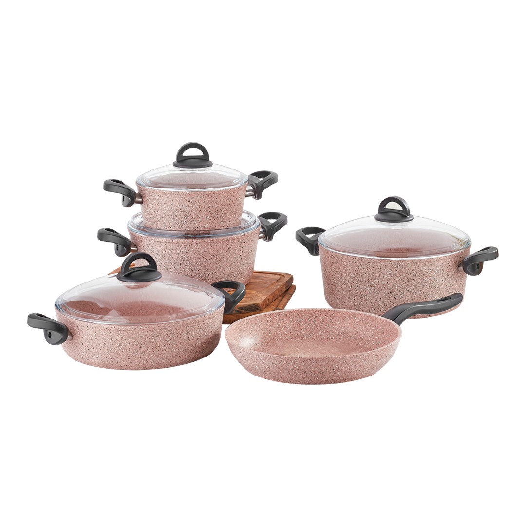 ALM Forged Aluminum Cooking Set 9pcs