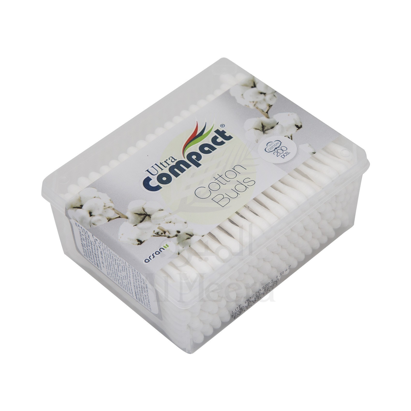 Ultra Compact Cotton Buds 200pcs