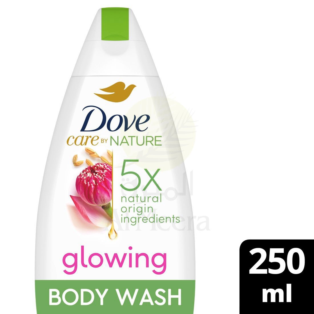 DOVE B/WASH GLWING RIT.W/LOTUS FLWR EXT.250ML