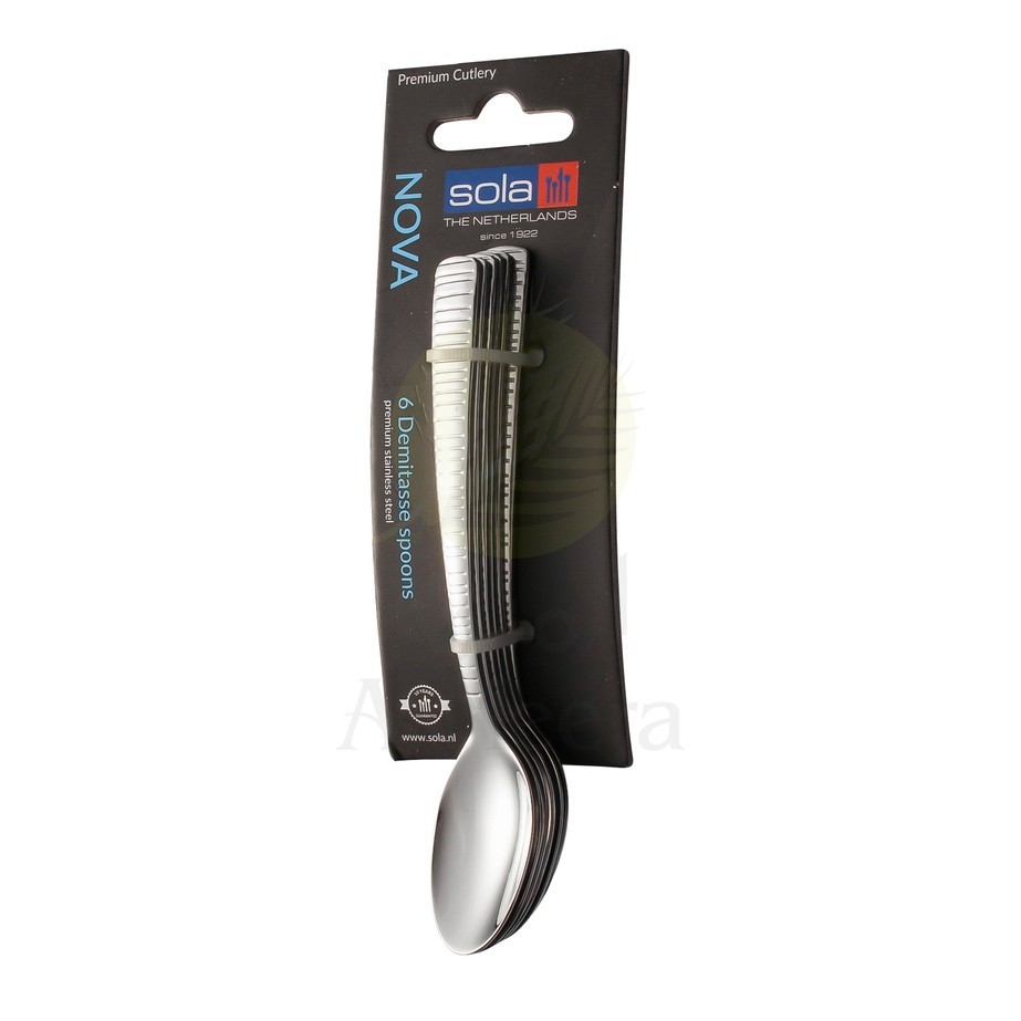 Sola Nova Demitasse Spoon 6Pcs