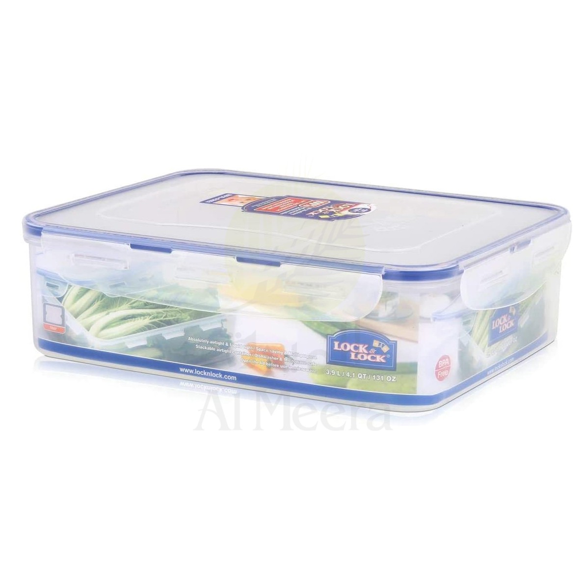 Al Meera Consumer Goods (Q.P.S.C) > Kitchenware > Lock & Lock Rectangular Food Container .9L 834