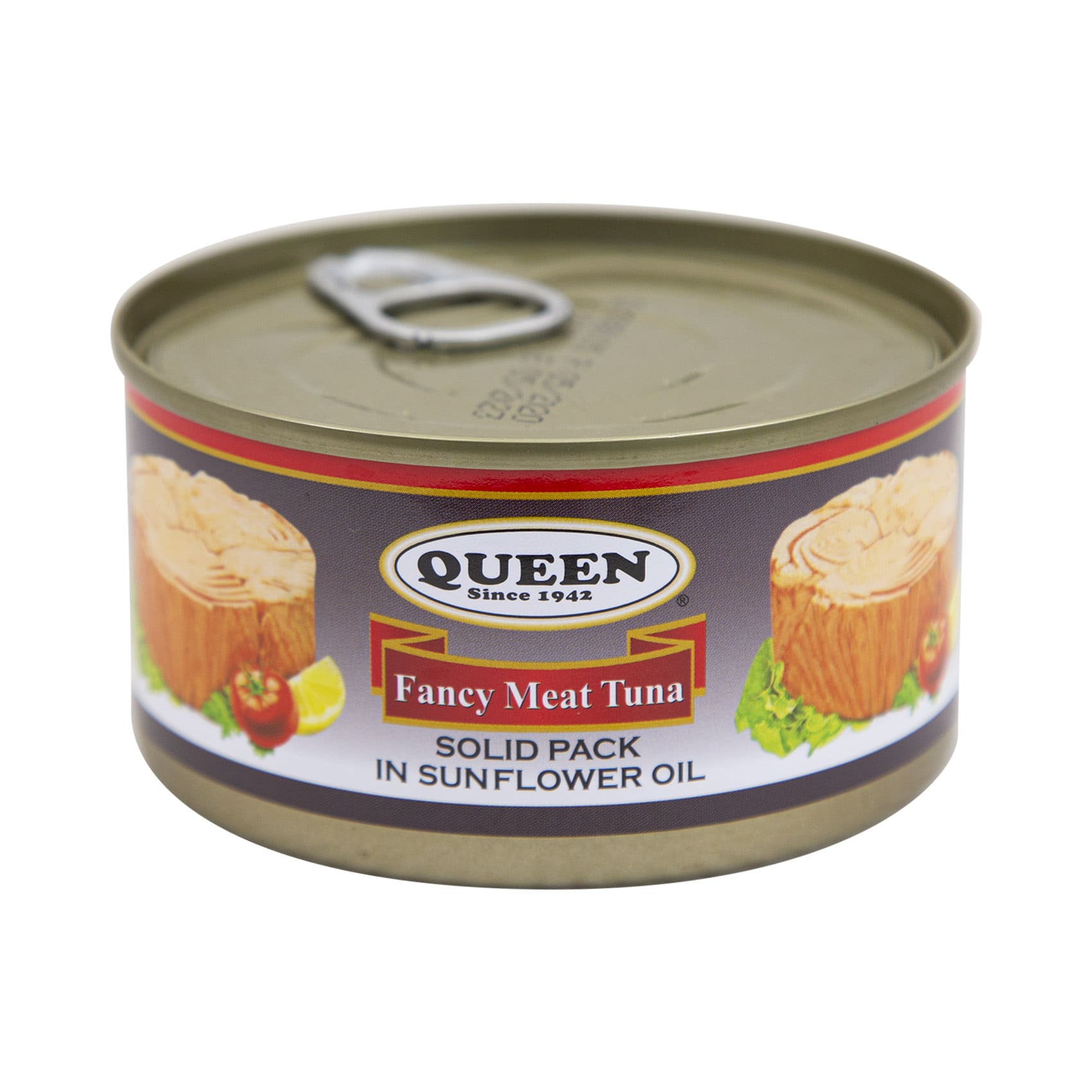 QUEEN FANCY MEAT TUNA SOLID PACK S/F OIL 185G