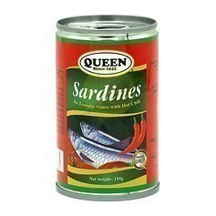 QUEEN SARDINE IN TOM SAUCE W CHILLI 155G
