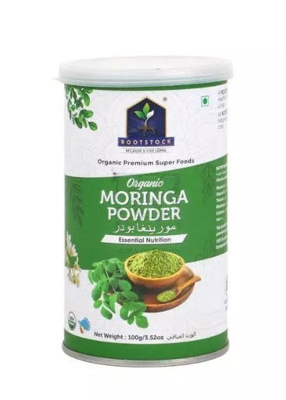 ROOTSTOCK ORGANIC MORINGA POWDER 100G