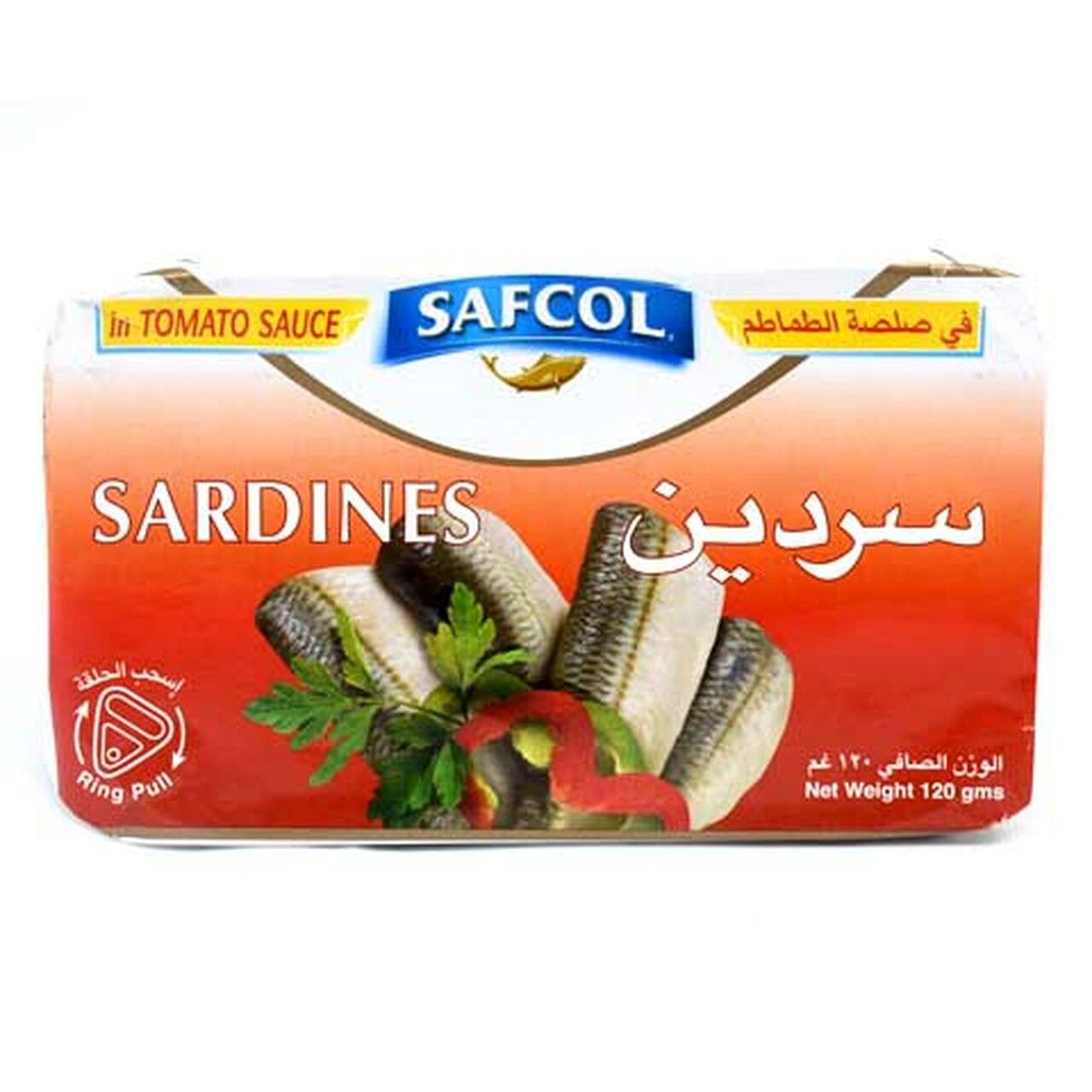 SAFCOL SARDINES IN TOM SAUCE 120G