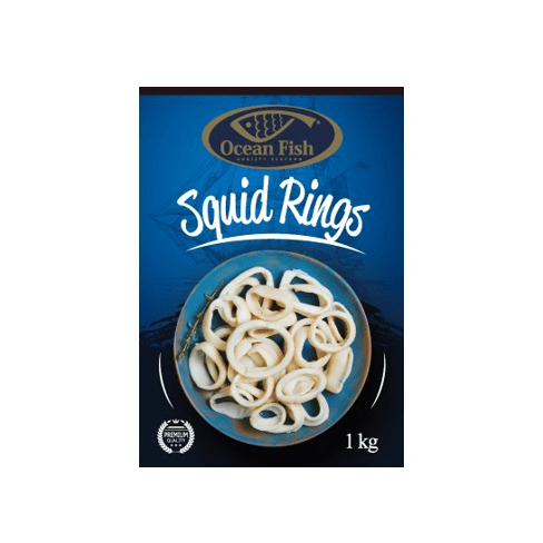 OCEAN FISH SQUID RINGS 1KG