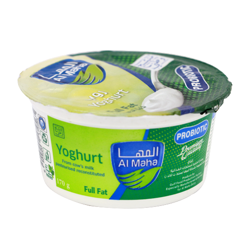 AL MAHA PLAIN YOGURT FULL FAT 170G