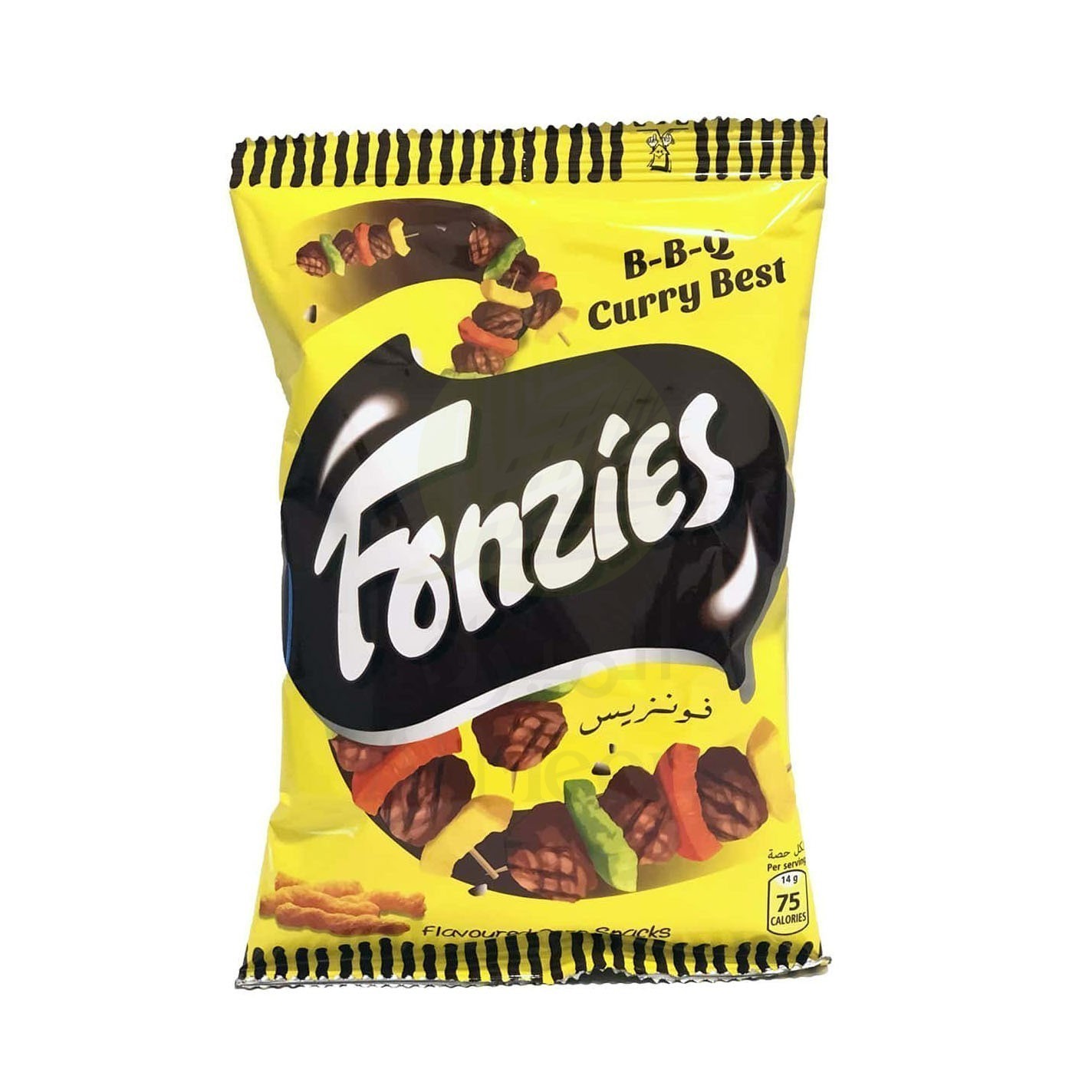 FONZIES CORN SNACKS BBQ CURRY 70G
