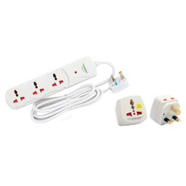 Terminator 3-Way Extension Socket TPB13A-2M + TL51E