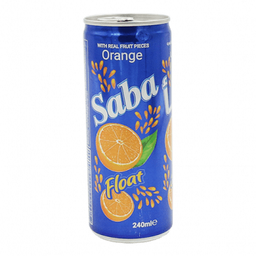 SABA ORANGE FLOAT DRINK 240ML