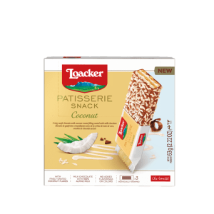 LOACKER WAFER PATISSERIE SNACK COCONUT 63g
