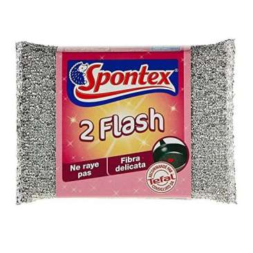 Al Meera Consumer Goods (Q.P.S.C) > Sponges & Scourers > SPONTEX Scouring Tampon Pad Flash 2's