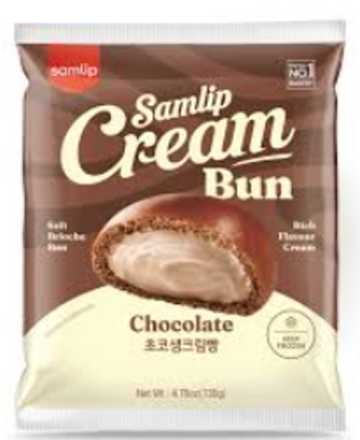 Samlip Cream Bun Chocolate 135G